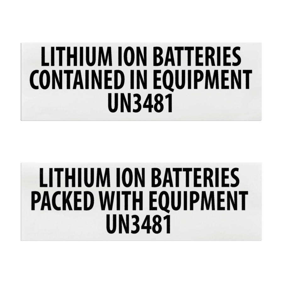 UN3481 Lithium-Ion Battery Shipping Label - BAT462 - New Pig