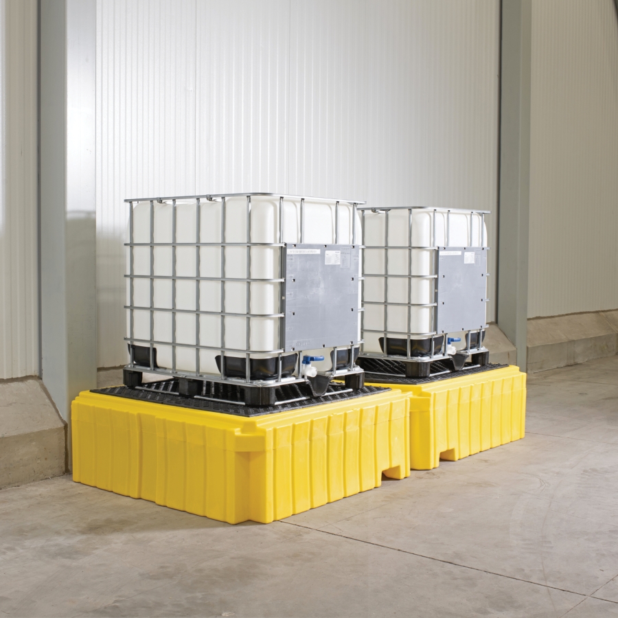 Secondary Containment For Totes IBC Bunds IBC Spill Pallets For