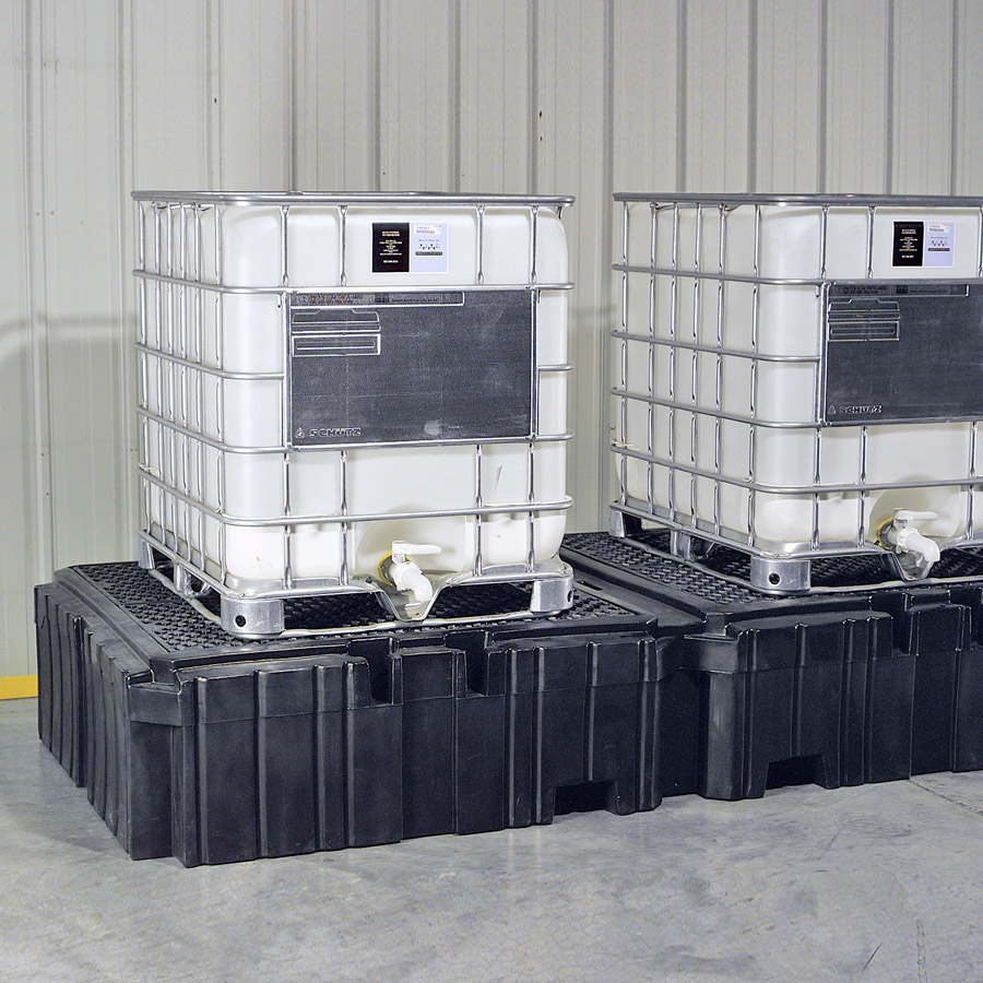 Secondary Containment For Totes IBC Bunds IBC Spill Pallets For