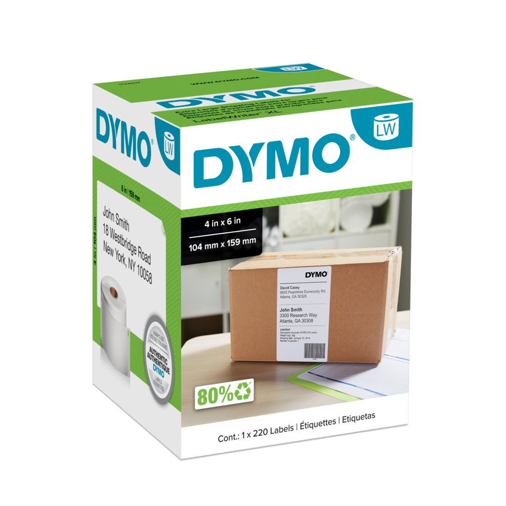 DYMO LabelWriter Extra Large Shipping Labels | Dymo
