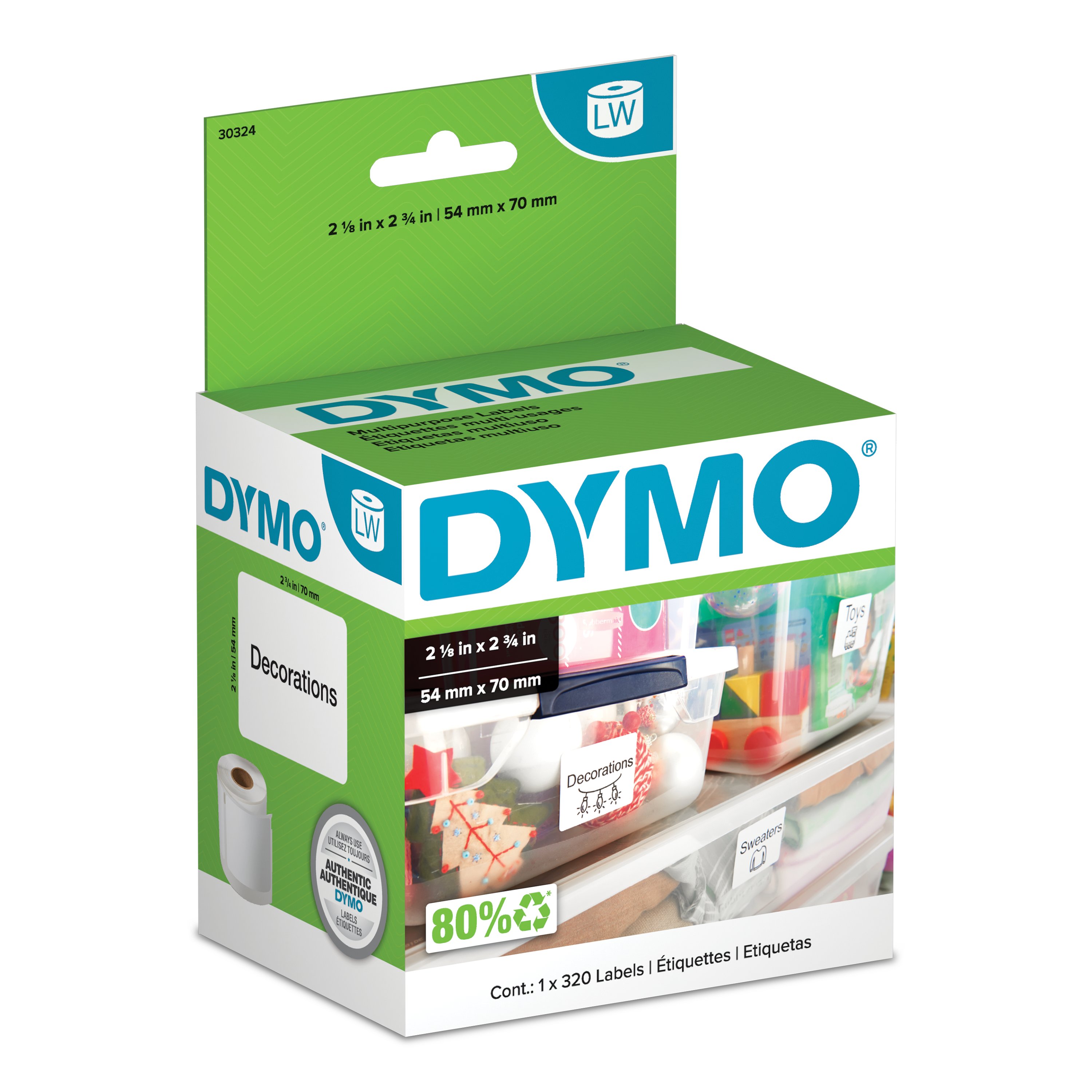 DYMO LabelWriter Large Multi-Purpose Labels | Dymo