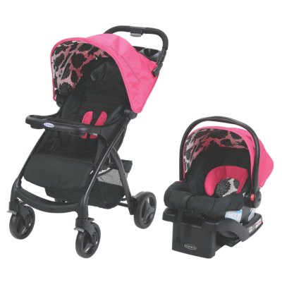 Pink Car Seat Stroller Combo - Velcromag