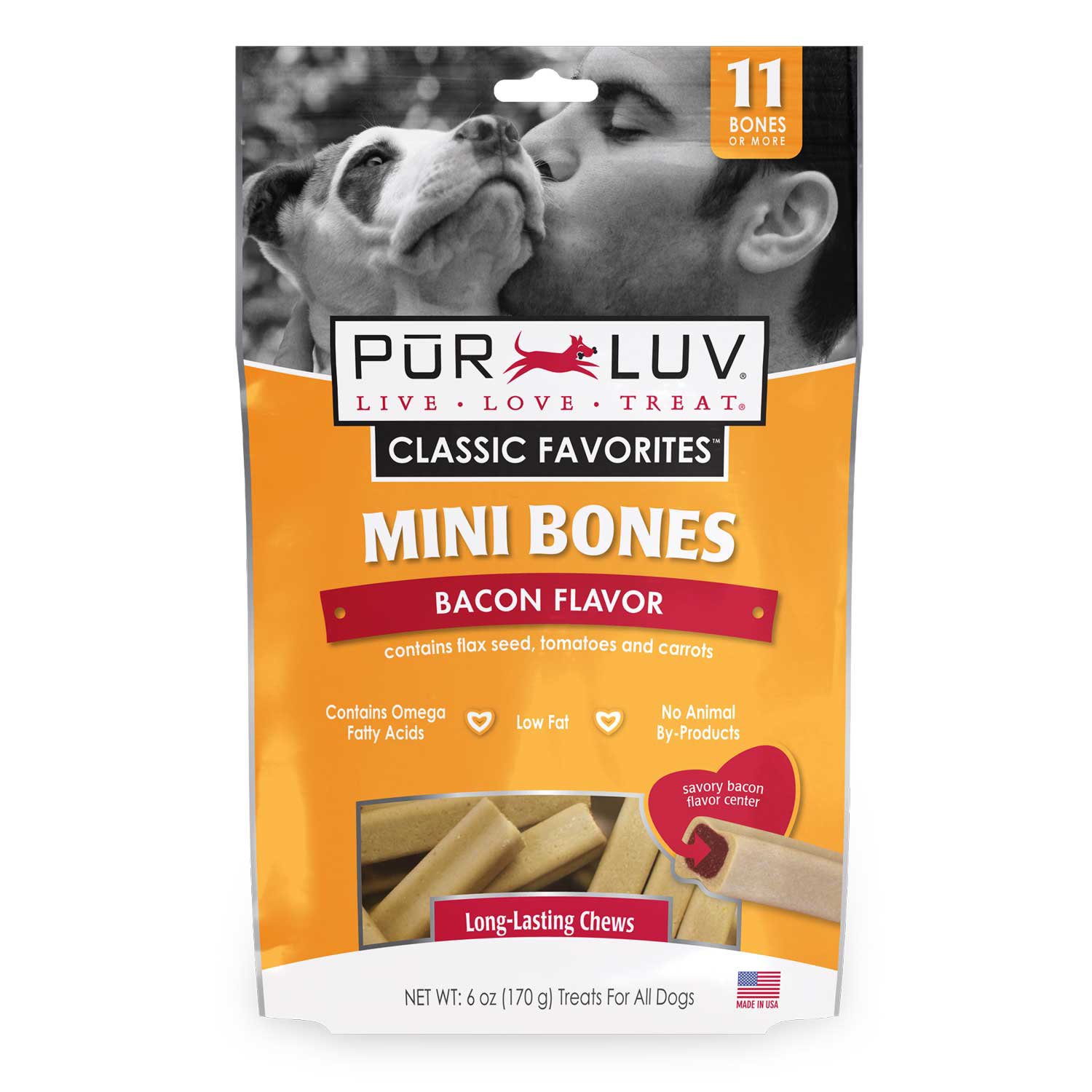 073091822851 UPC - Pur Luv Mini Bones Bacon 11 Pack | UPC Lookup