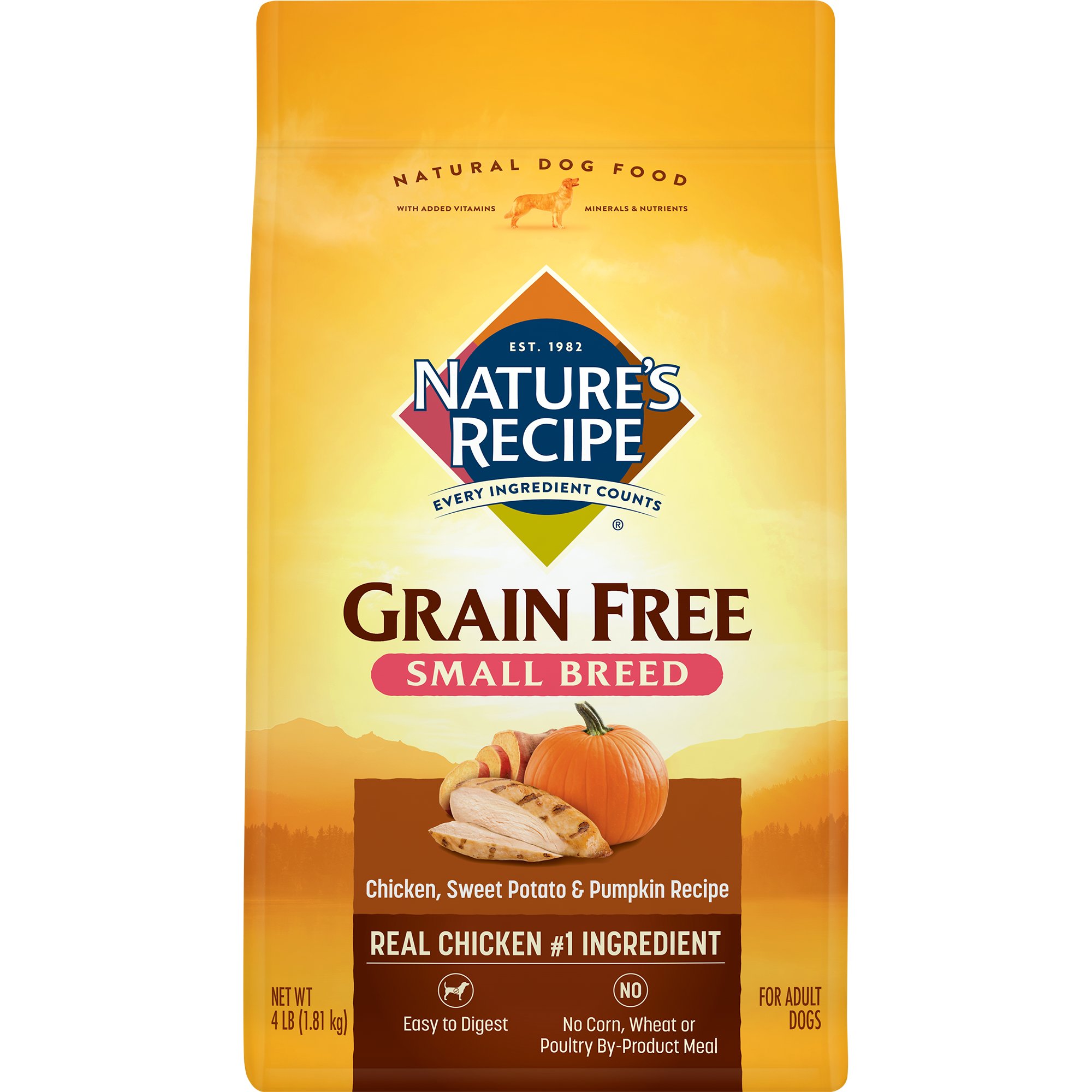 Nature s Recipe Grain Free Chicken Sweet Potato Pumpkin Small Breed 