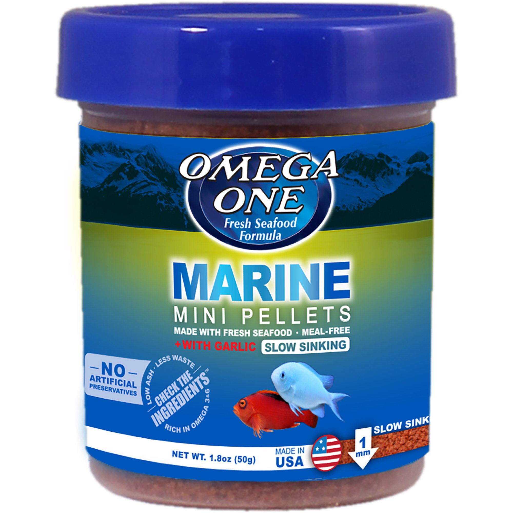 Omega One Marine Micro Pellets with Garlic | Petco