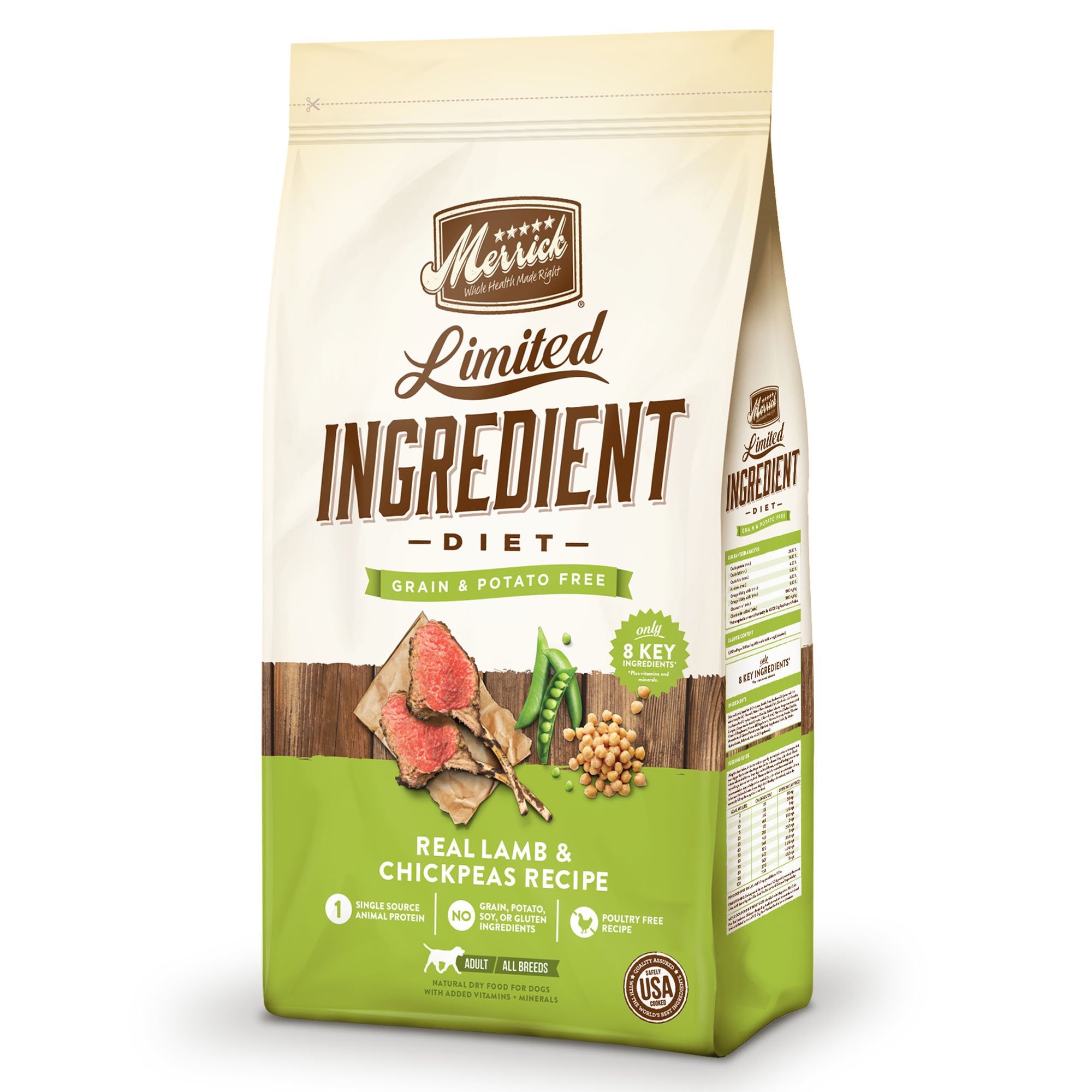 Merrick Limited Ingredient Diet Grain Free Lamb Sweet Potato Dry Dog