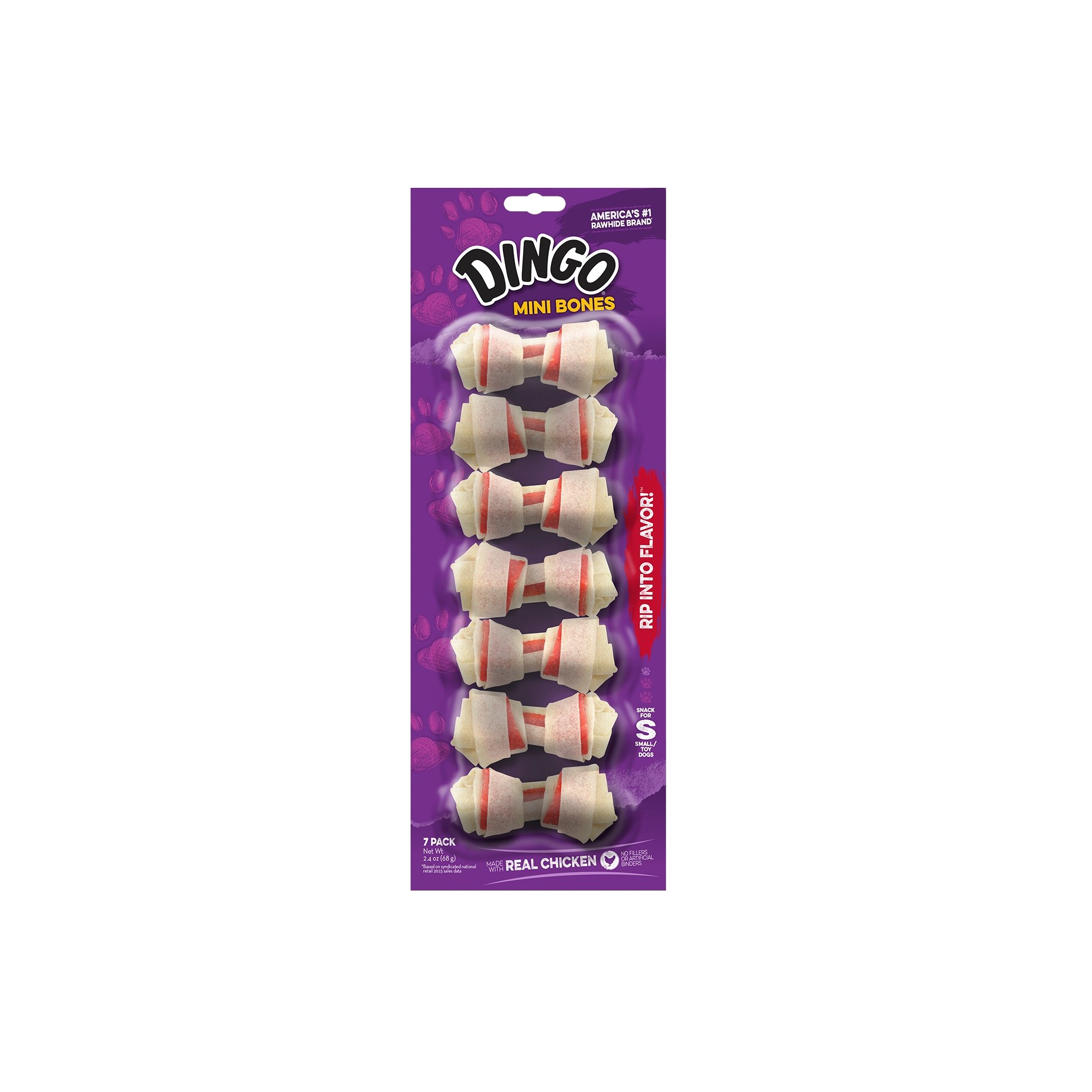UPC 615650100088 - Dingo Mini Bones, 7 count | upcitemdb.com