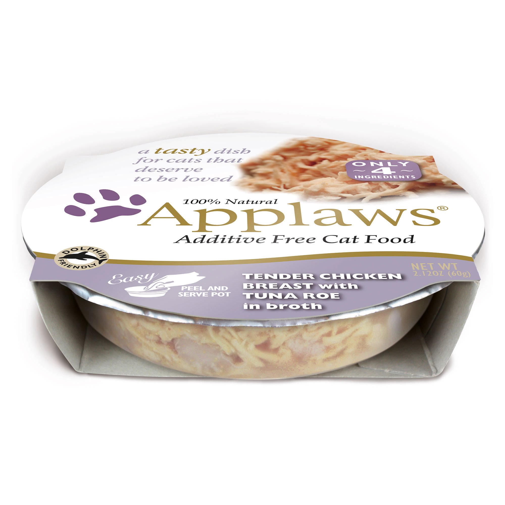 Applaws Chicken Breast with Tuna Roe Peel & Serve Pot Cat Food | Petco