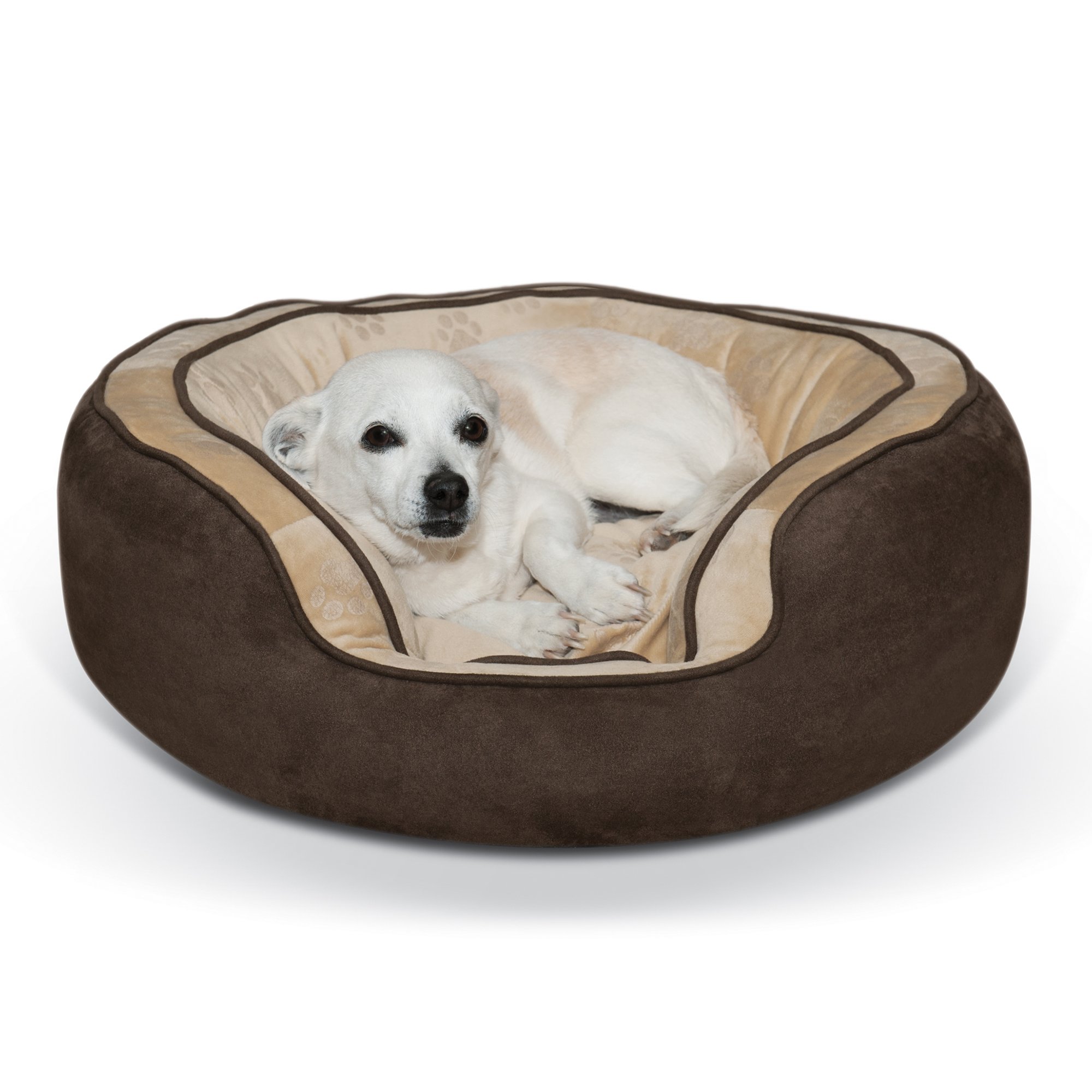 UPC 655199070046 - K&H Round N Plush Bolster Bed | upcitemdb.com