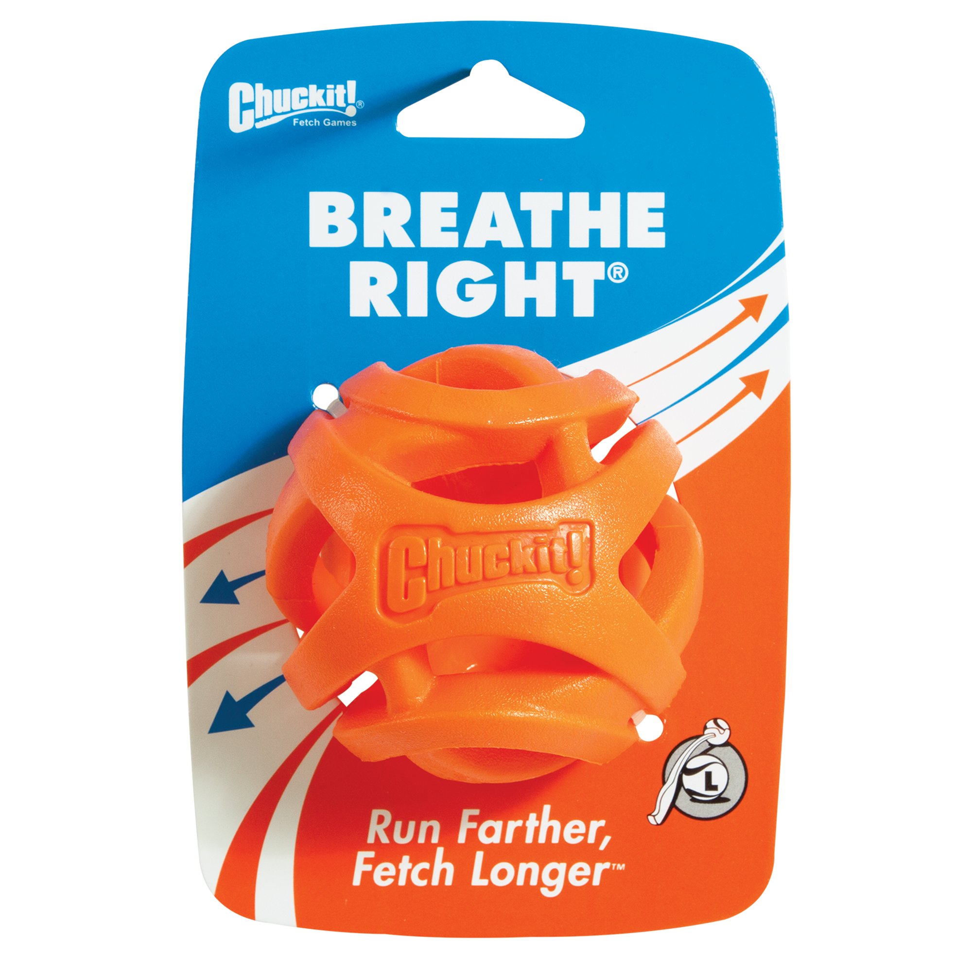 Chuck It! Breathe Right Fetch Ball Dog Toy | Petco