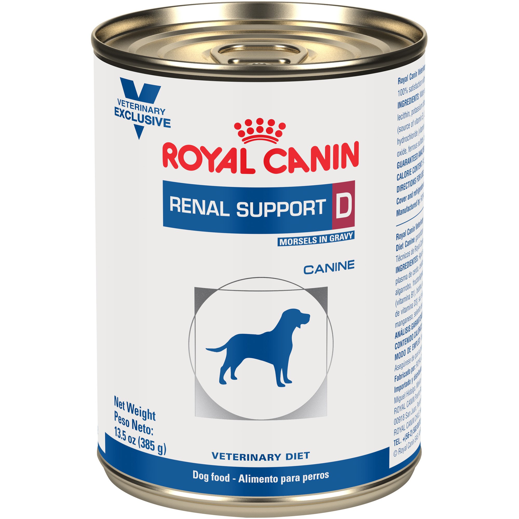Royal Canin Veterinary Diet Canine Renal Support D Morsels In Gravy Wet ...