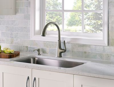 Slate Pasadena 1-Handle, Pull-Down Kitchen Faucet - F-529-PDSL ...