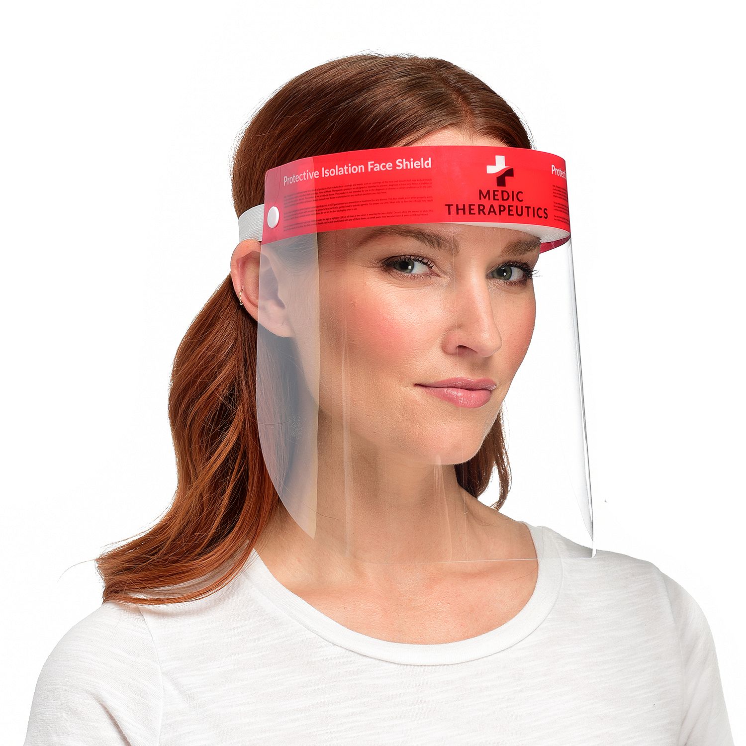 (ShopHQ) Medic Therapeutics Set of 3 or 6 Protective Face Shields w/ 10 ...