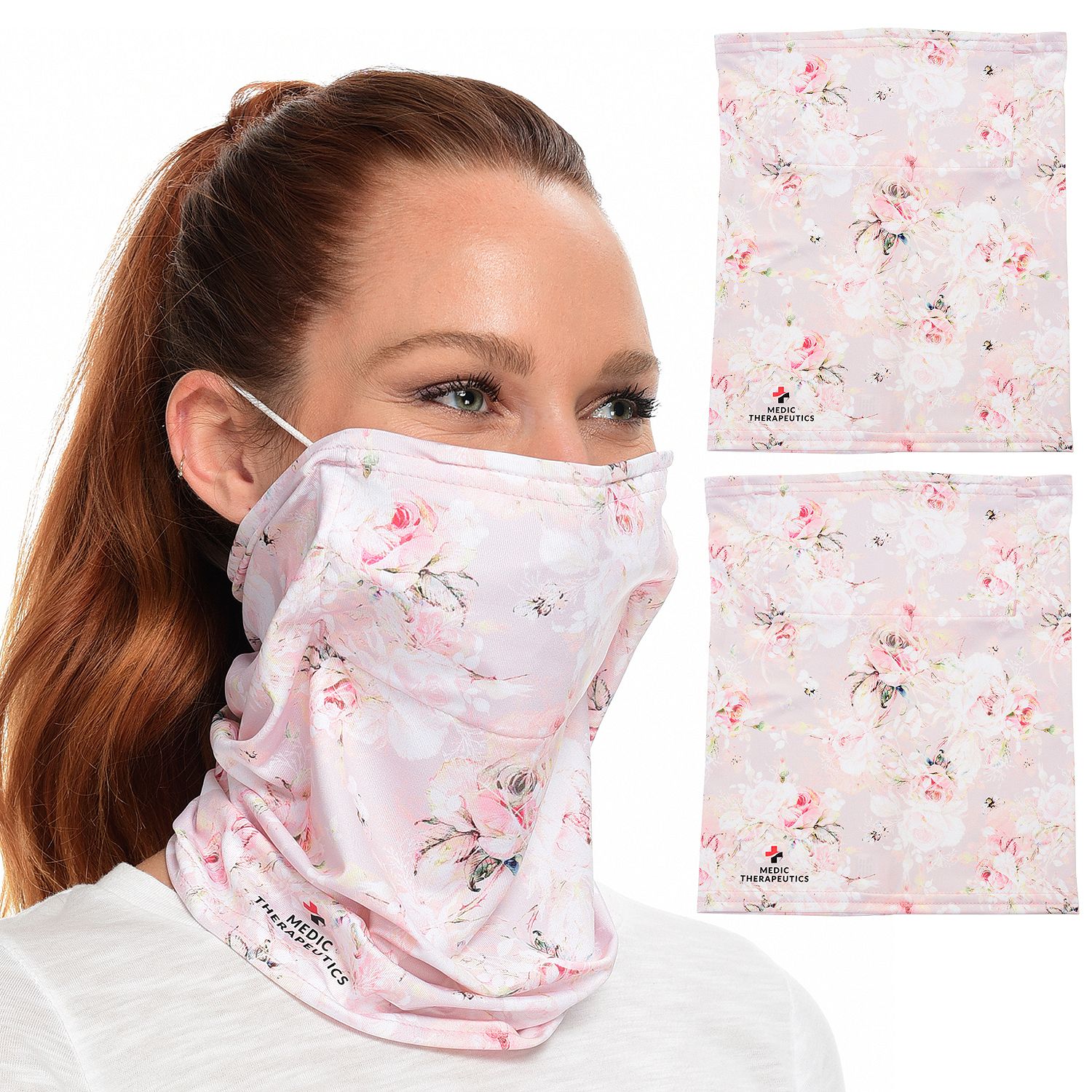 (ShopHQ) Medic Therapeutics Set of 3 Full-Face Masks Choice of Color ...
