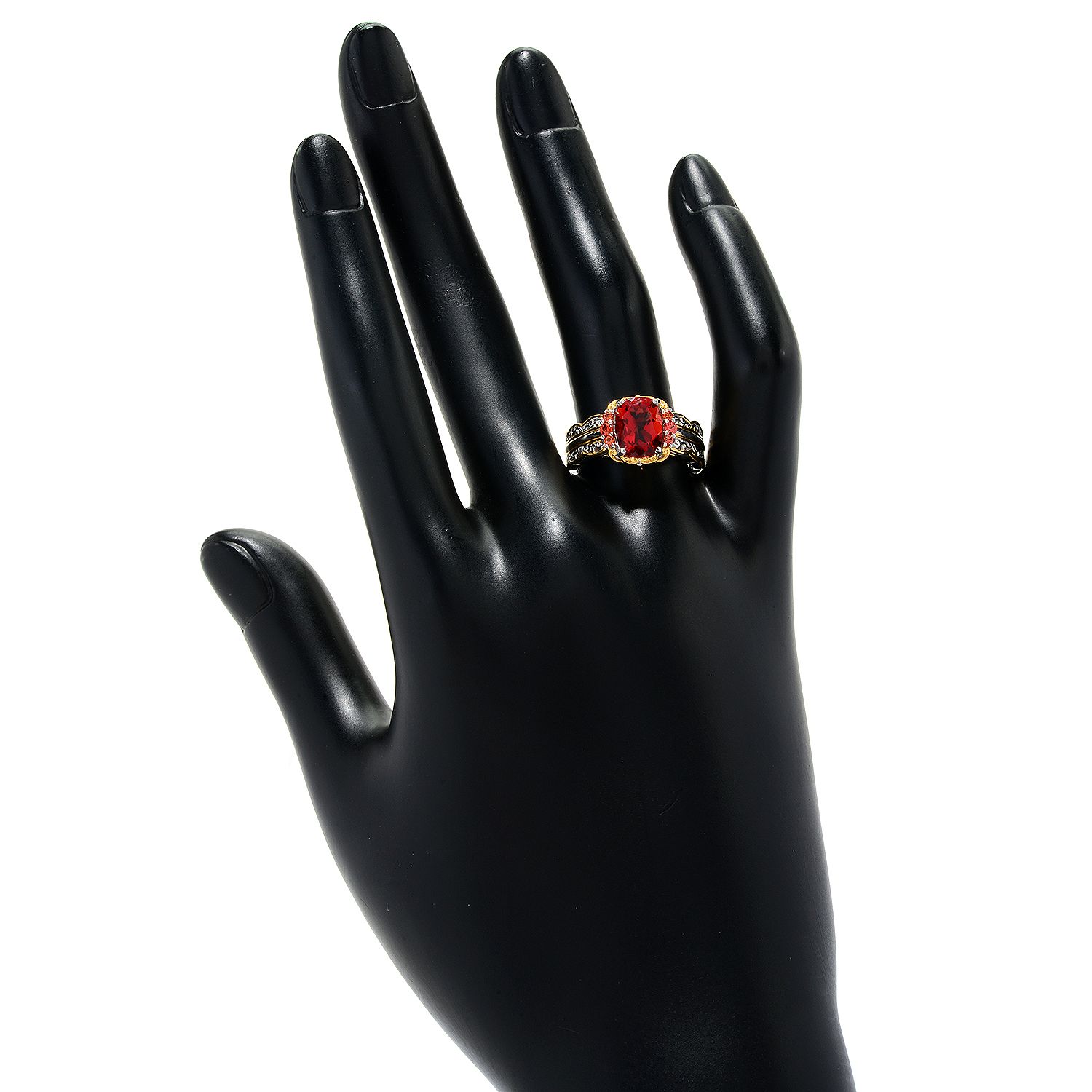 (ShopHQ) Gems en Vogue 2.11ctw Andesine & Orange Sapphire Limited ...