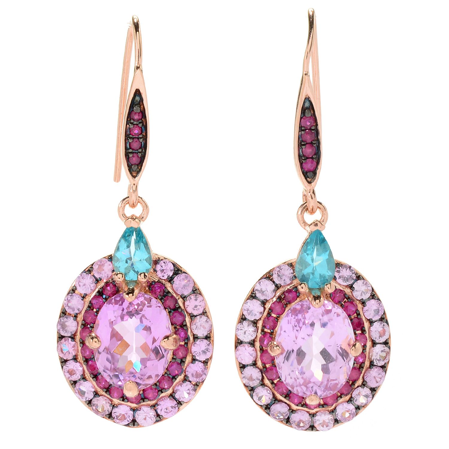 (ShopHQ) Victoria Wieck Collection Kunzite & Multi Gemstone Ring ...