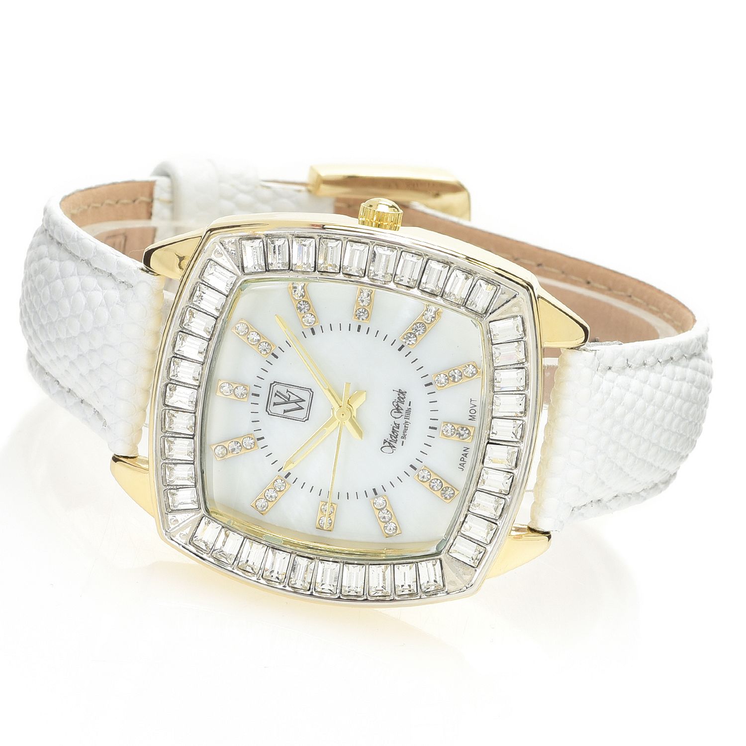 (ShopHQ) Day Break Deal – Victoria Wieck Women's Quartz Leather Strap ...