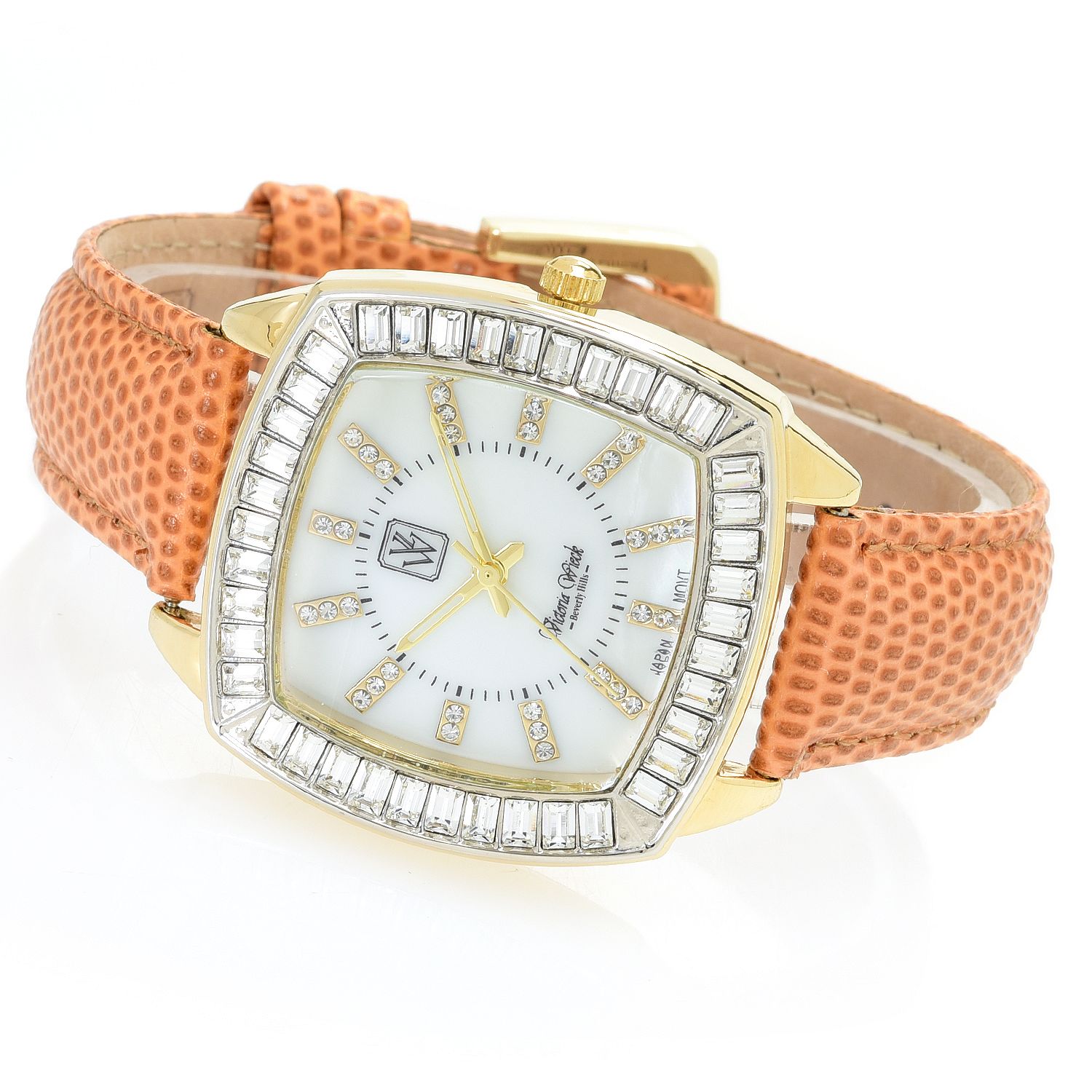 (ShopHQ) Day Break Deal – Victoria Wieck Women's Quartz Leather Strap ...