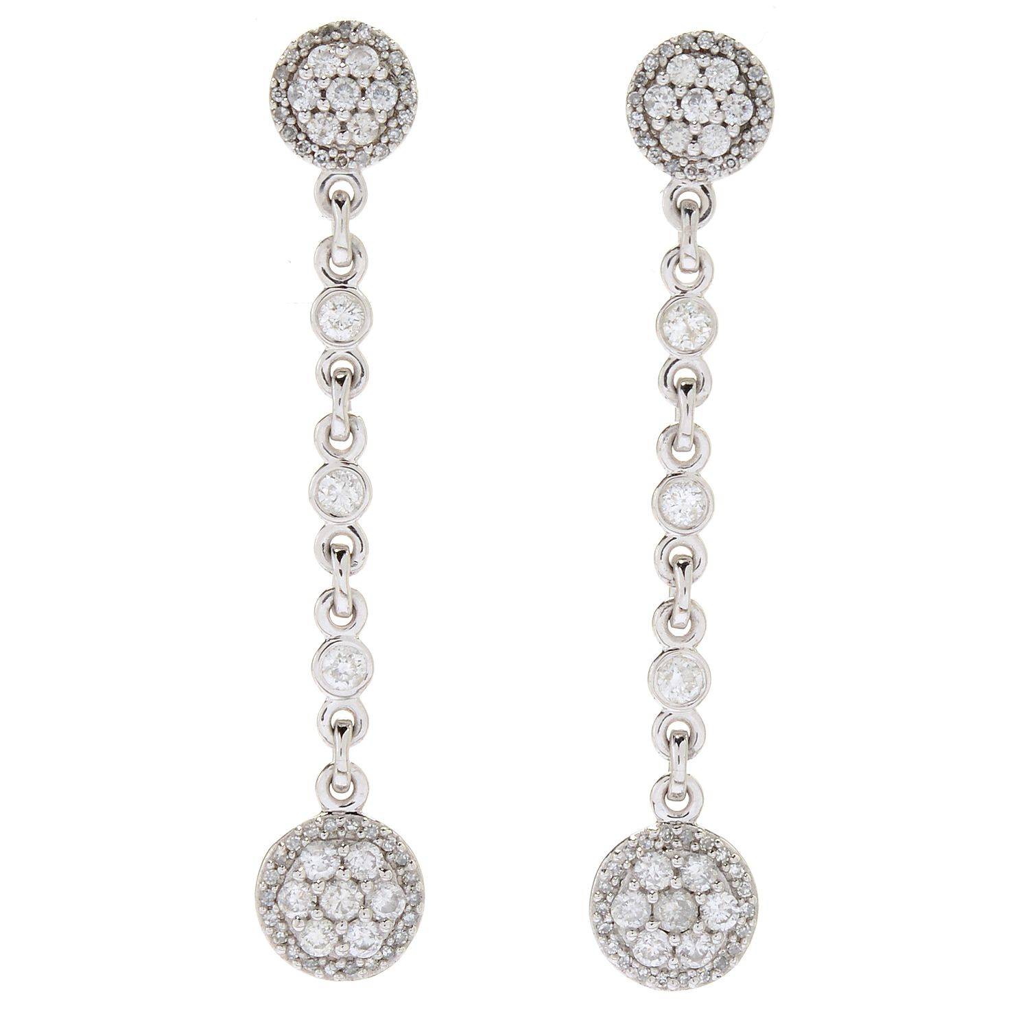 (EVINE) Prime Time – Gems of Distinction 14K Gold 18" 3.60ctw Diamond ...