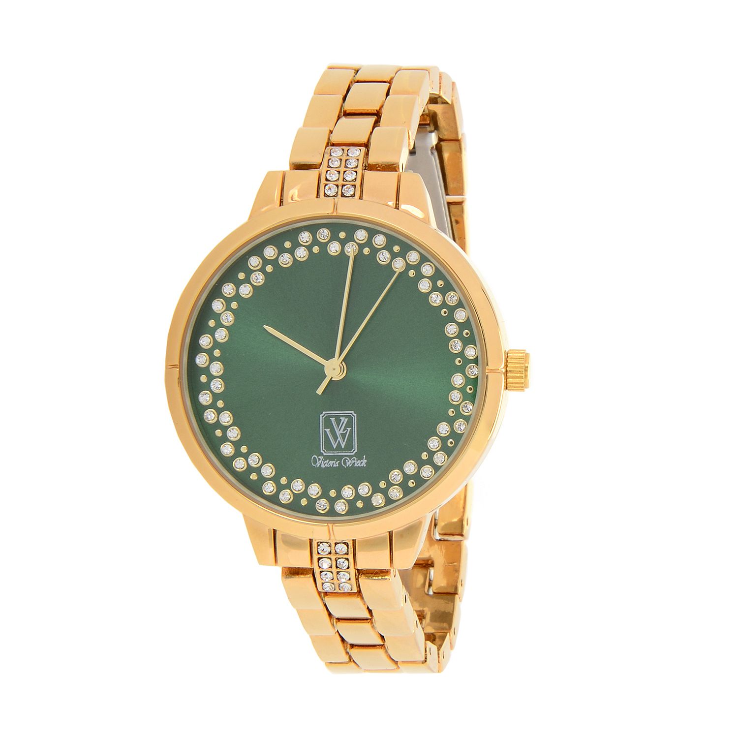 (ShopHQ) Victoria Wieck Women's Quartz Bracelet Watch Made w/ Swarovski ...