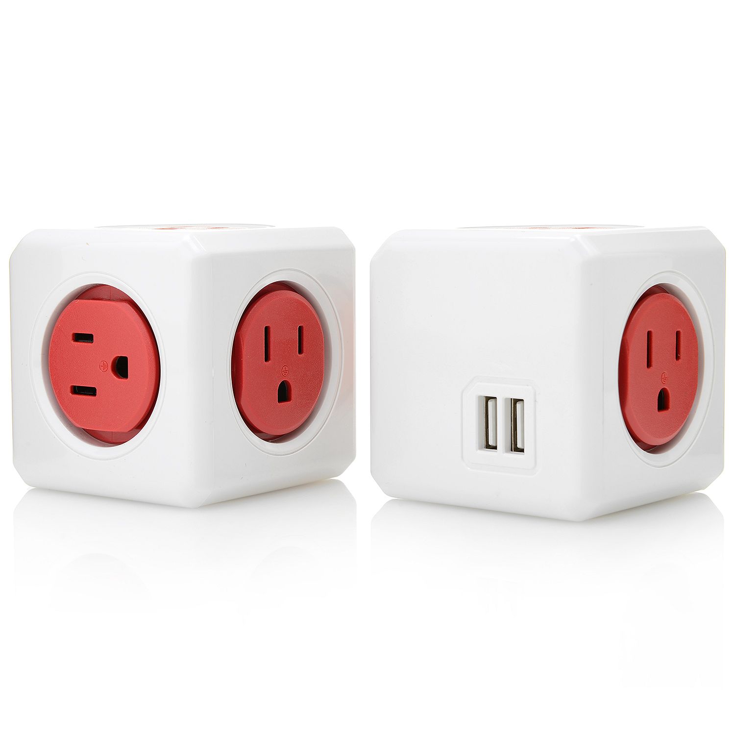 (ShopHQ) Super Socket Set of 2 Compact Wall Surge Protectors ...