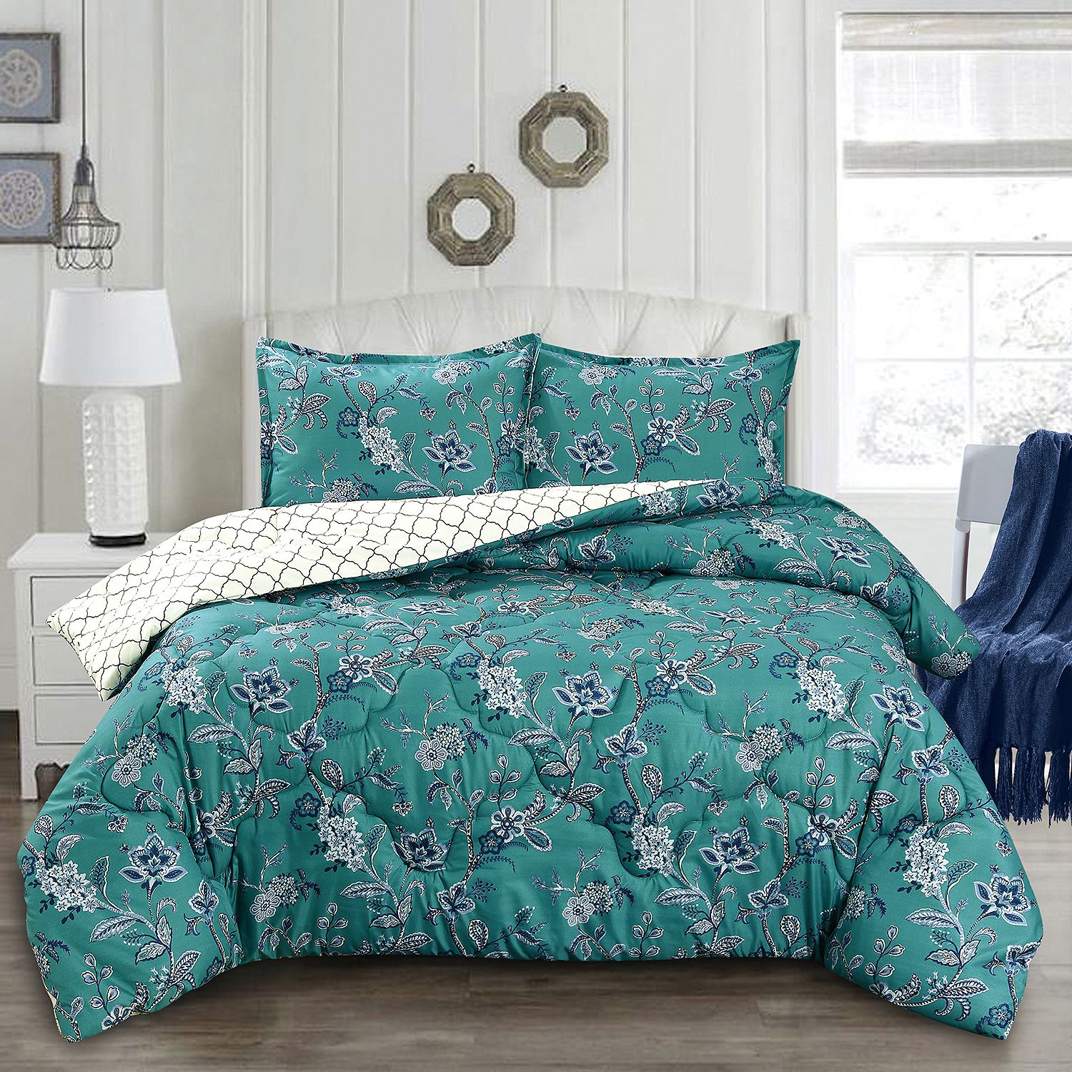 (ShopHQ) Cozelle® "Belle du Jour" Microluxe™ Printed & Solid 8-Piece ...