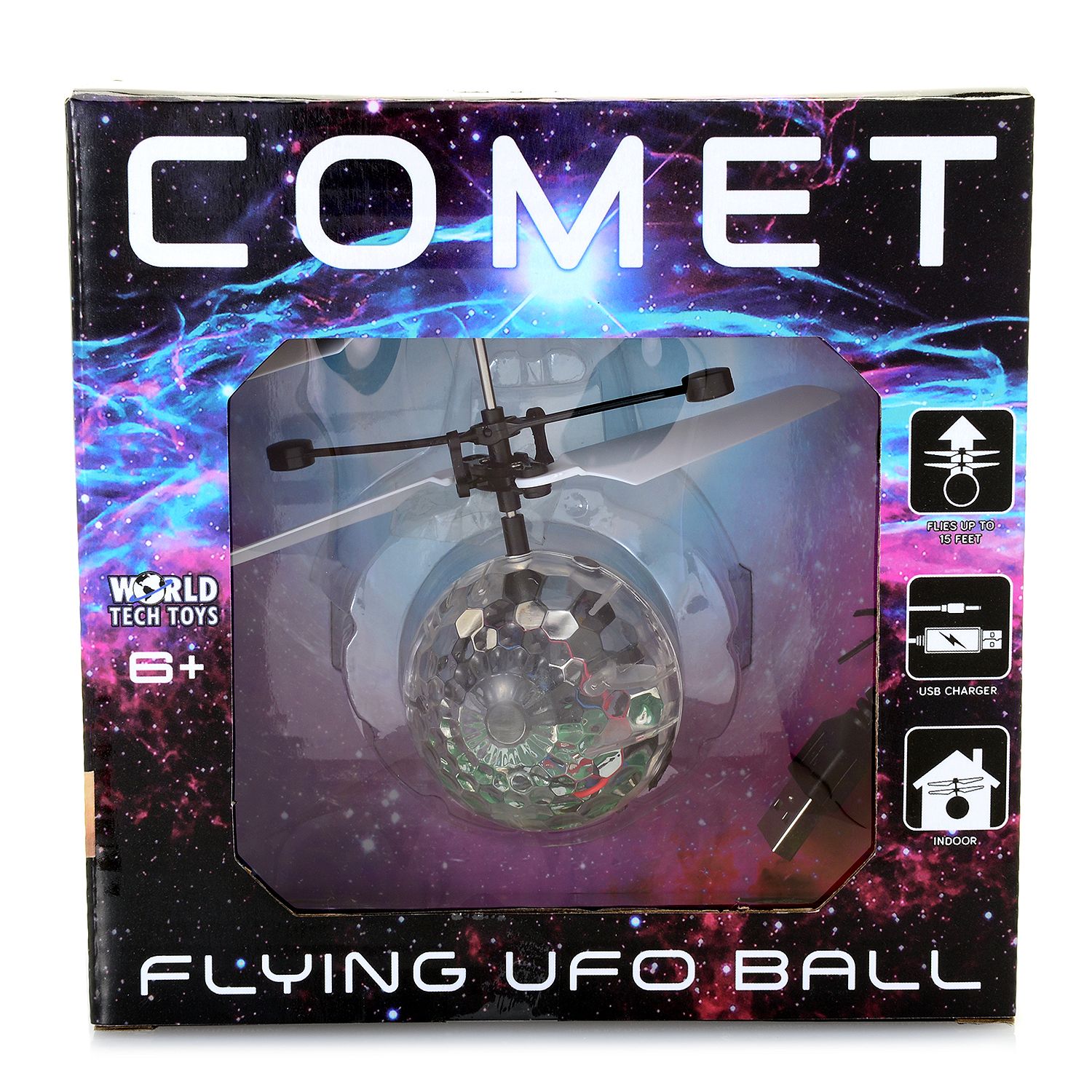 (ShopHQ) World Tech Toys Set of 3 Comet IR UFO Ball Helicopters ...