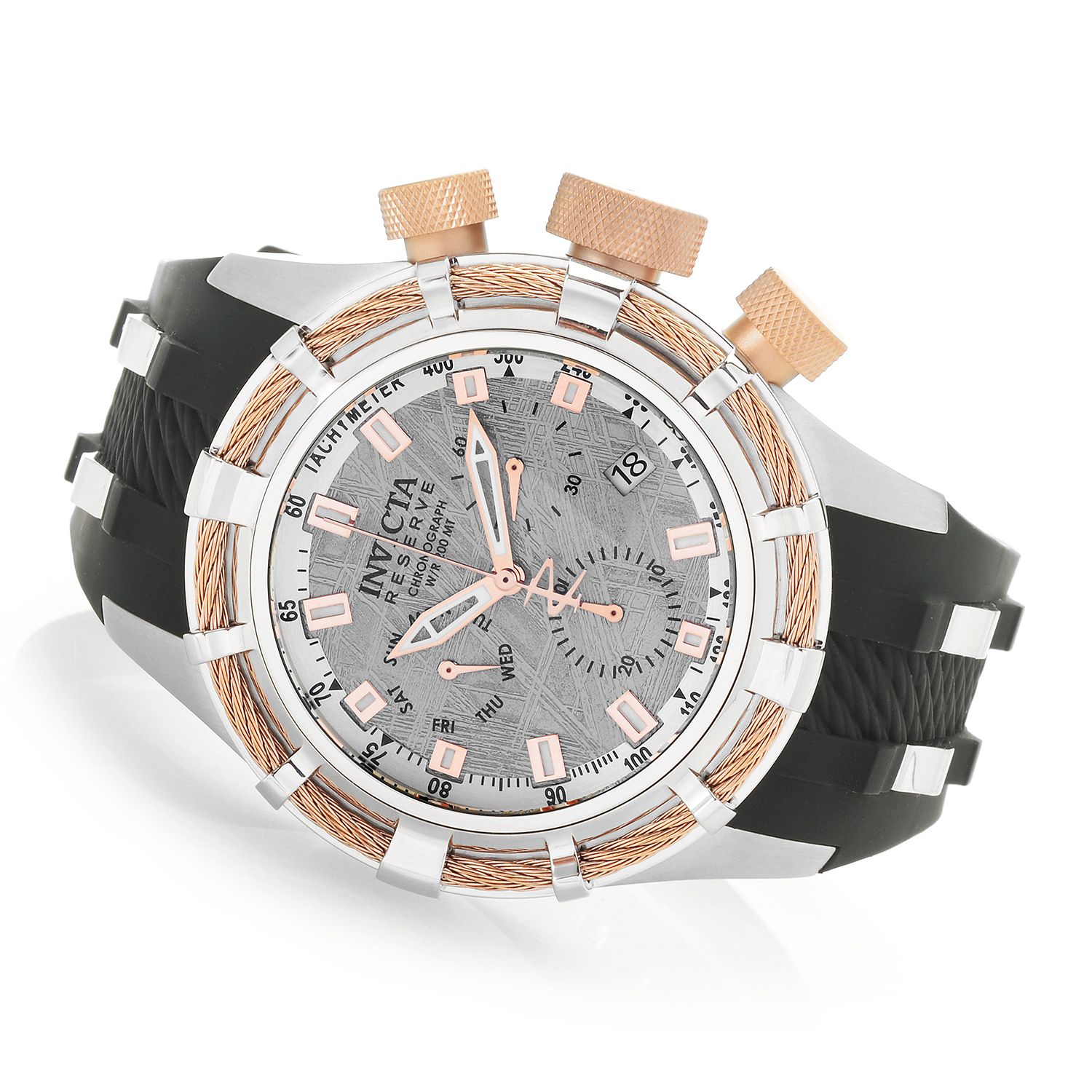 (ShopHQ) Invicta Reserve 40mm or 50mm Bolt Swiss Quartz Chronograph ...