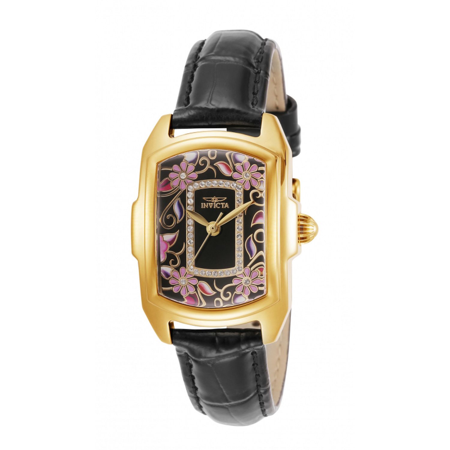(ShopHQ) Invicta Women's Baby Lupah "Flowers" Quartz Crystal Accented ...