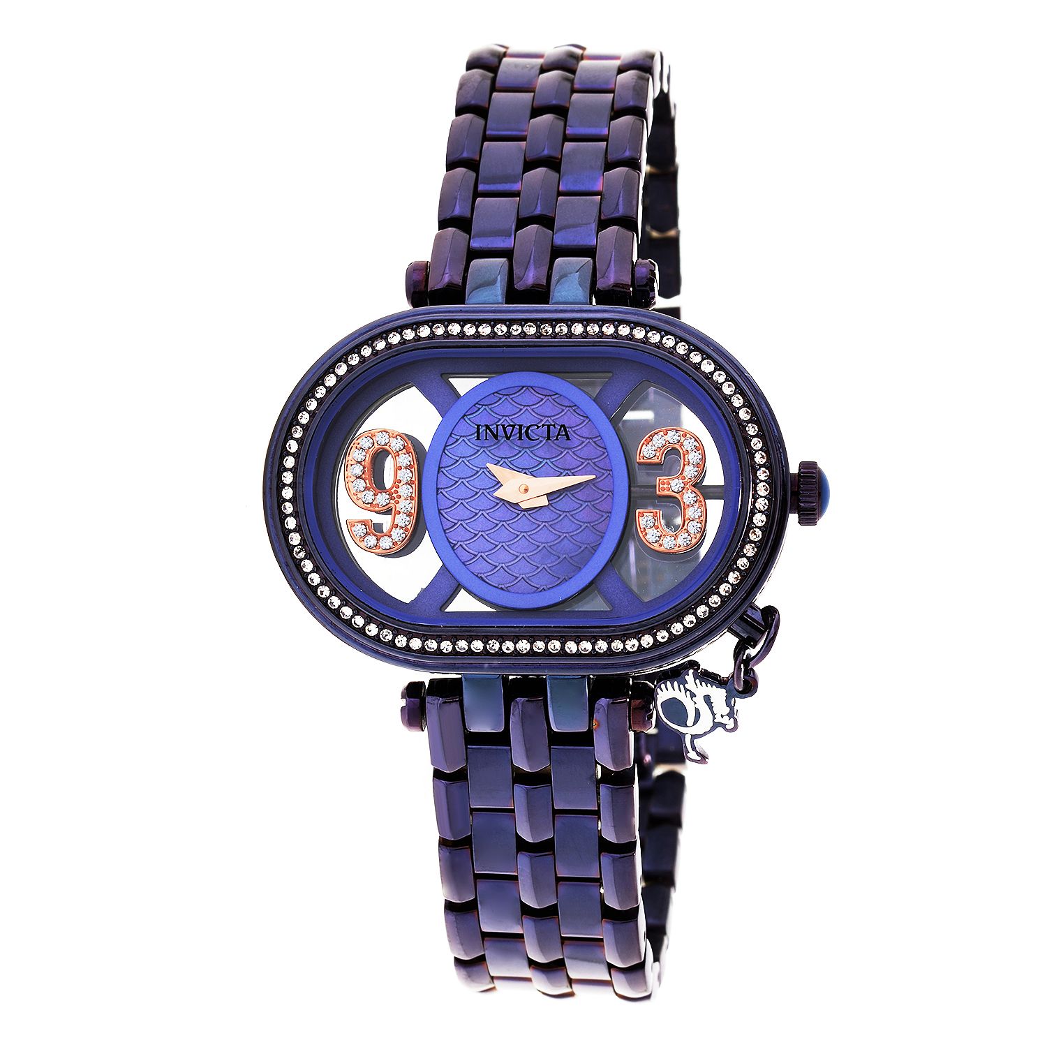 (ShopHQ) Invicta Women's Subaqua Charm Quartz Crystal Accented ...