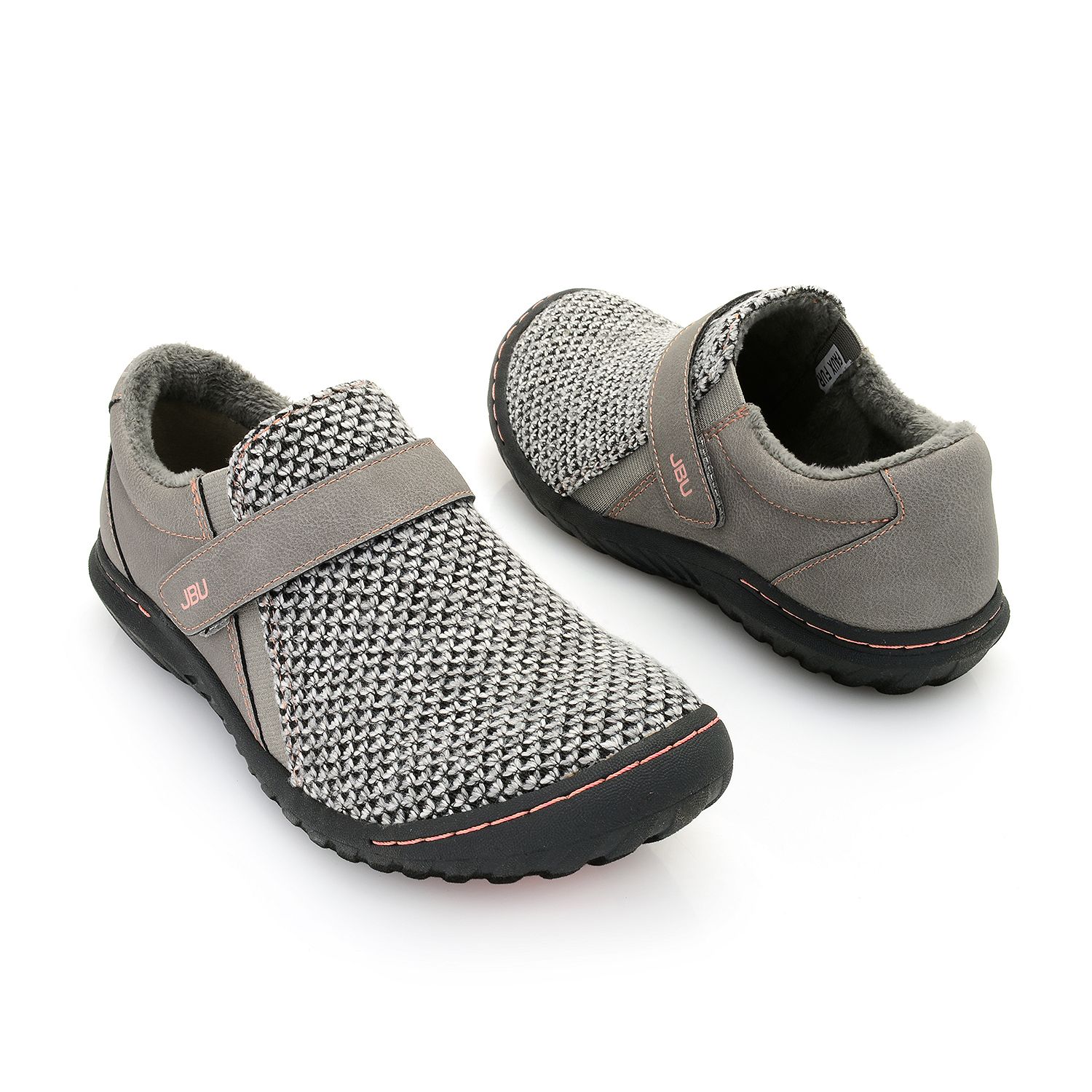 (ShopHQ) JBU by Jambu "Henley" Plush Lined Memory Foam Slip-on Shoes ...