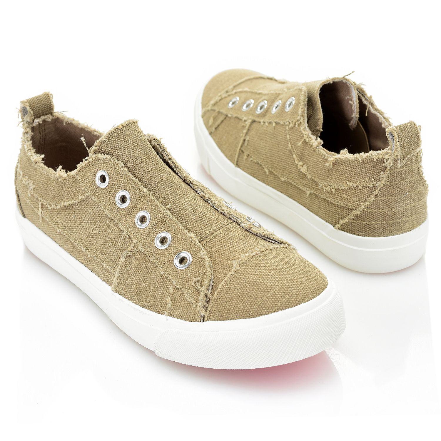 (ShopHQ) Corkys "Babalu" Slip-On Canvas Sneakers – TVShoppingQueens