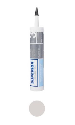 Superior Pro-Siliconized Acrylic Whisper Grey Sanded Caulk - The Tile Shop