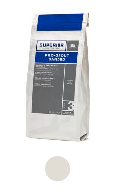 Superior Sanded Pro-Grout White - 8 lb - The Tile Shop