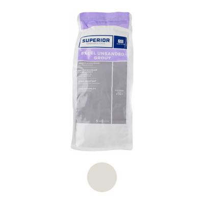Superior Excel Standard White Unsanded Grout - 5lb - The Tile Shop
