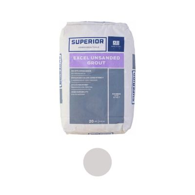 Superior Excel Whisper Grey Unsanded Grout - 20lb - The Tile Shop