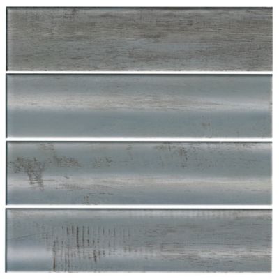 Patina Wood Glass Mosaic Wall Tile 3 X 12 In The Tile Shop