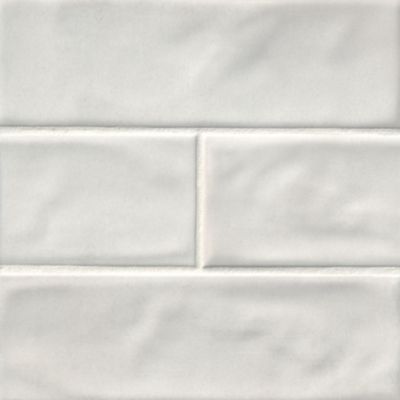 Verano White Ceramic Wall Tile - 4 x 12 in. - The Tile Shop