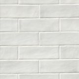 Coco White Matte Porcelain Wall and Floor Tile - 2 x 6 in. - The Tile Shop