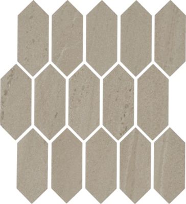 Moonstone Beige Picket Porcelain Mosaic Wall and Floor Tile - 12 x 12 ...