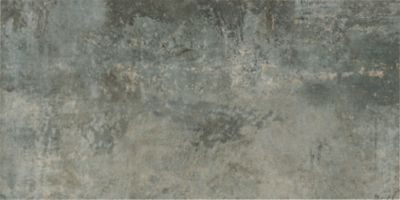 Rusty Metal Silver Porcelain Wall and Floor Tile - 24 x 48 in. - The ...