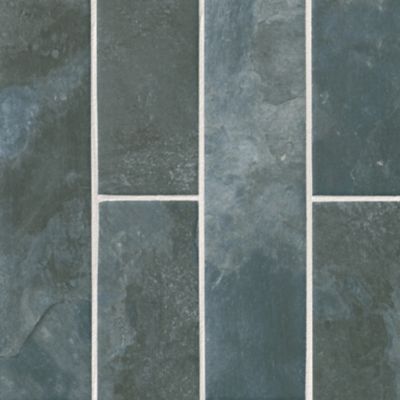 Slate Way Ocean Porcelain Subway Wall and Floor Tile - 3 x 11 in. - The ...