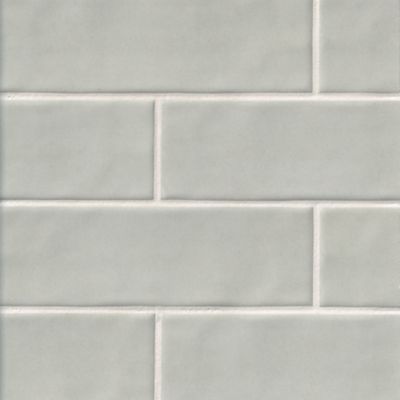 Morris & Co. Hawkdale Pure Dove Ceramic Subway Wall Tile - 3 x 9.5 in ...