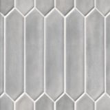 Splendor Grigio Picket Ceramic Wall Tile - 2 x 10 in. - The Tile Shop