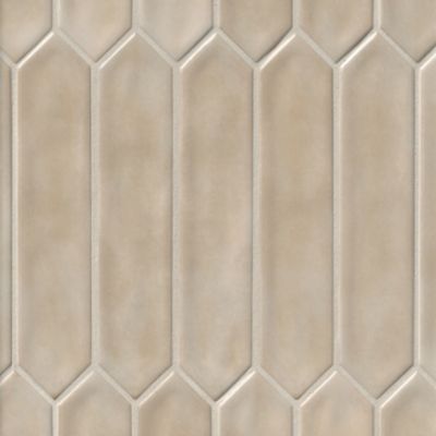 Splendor Creme Picket Ceramic Wall Tile - 2 x 10 in. - The Tile Shop