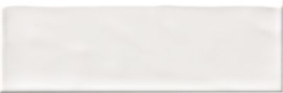 Bulevard Snow Ceramic Bullnose Wall Trim Tile - 4 x 12 in. - The Tile Shop