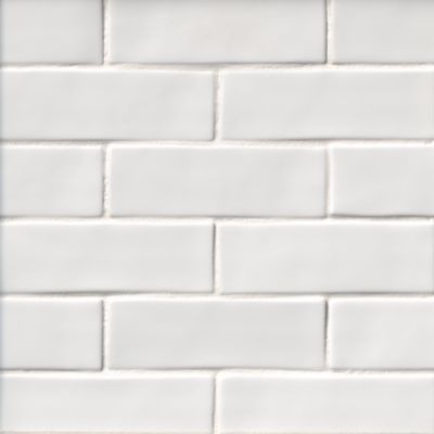 Paraty Branco Matte Ceramic Subway Wall Tile - 2 x 6 in. - The Tile Shop