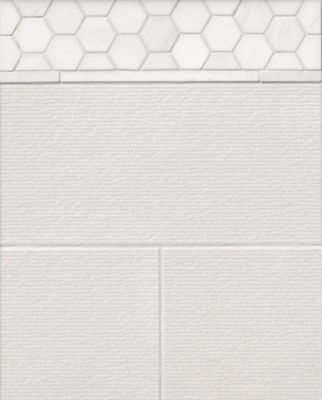 Lington Blanco Ceramic Wall Tile - 10 x 20 in. - The Tile Shop