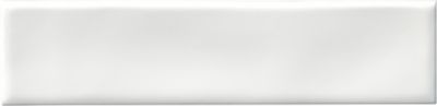Villa White Gloss Bullnose Ceramic Wall Trim Tile - 3 x 12 in. - The ...