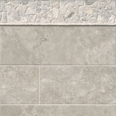 Bowland Grey Ceramic Wall Tile - 8 x 24 in. - The Tile Shop